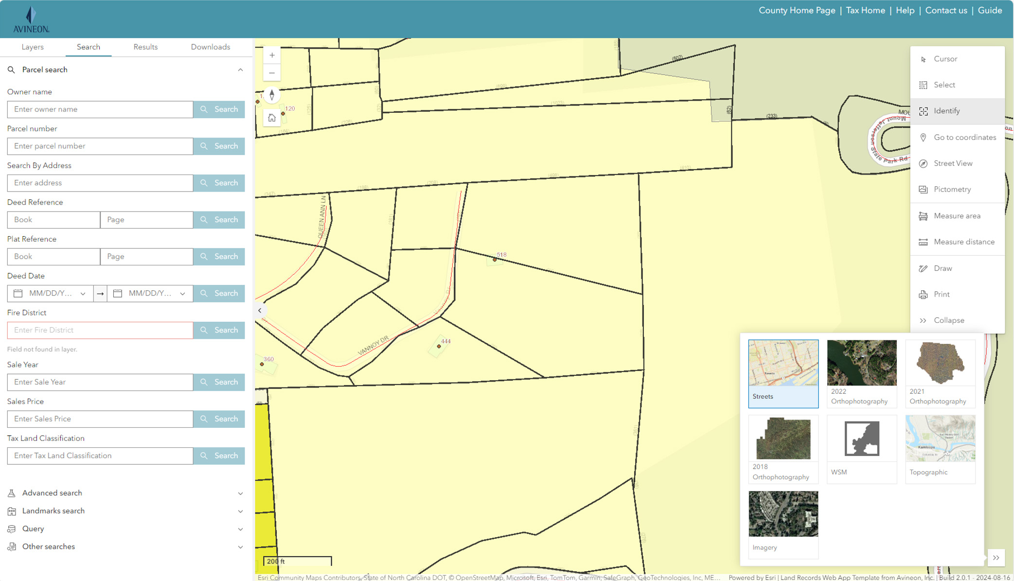 Land Records: ArcGIS Web and Mobile App Template for County and City ...